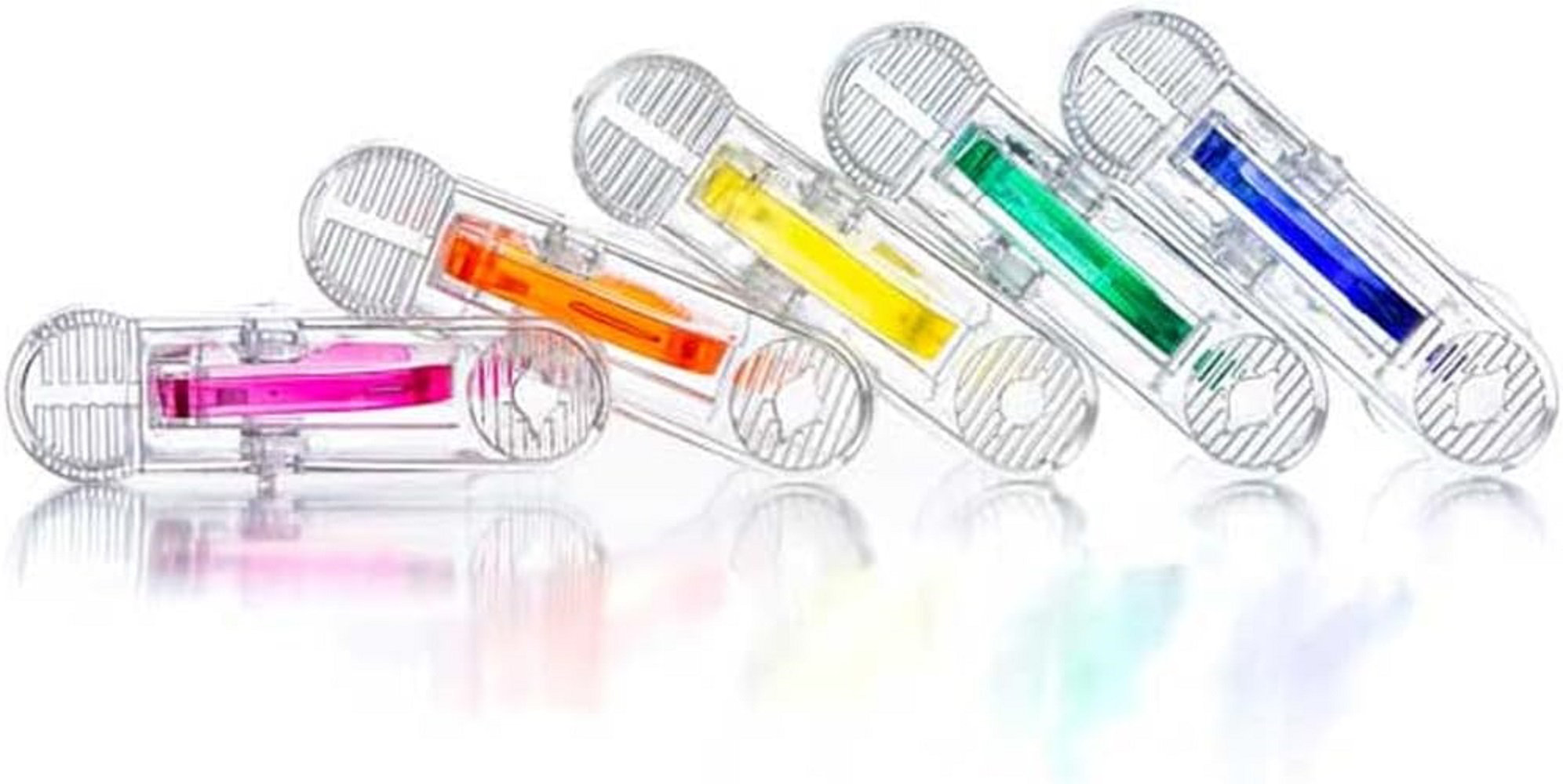 The Holiday Aisle® Balloon Clip-n-weight Clear 2 Tone Assorted Primary ...