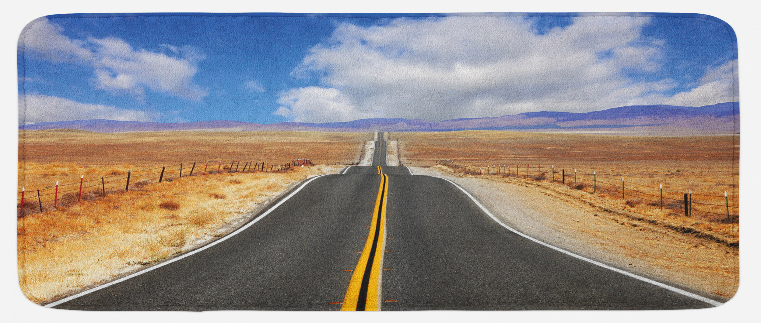 East Urban Home Highway In California Steppe And Clouds Asphalt Road ...