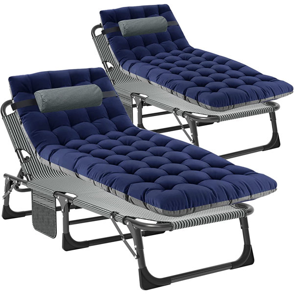 ShangQuan WuLiu Portable Folding Lounge Chair Cots Bed Adjustable 5 ...