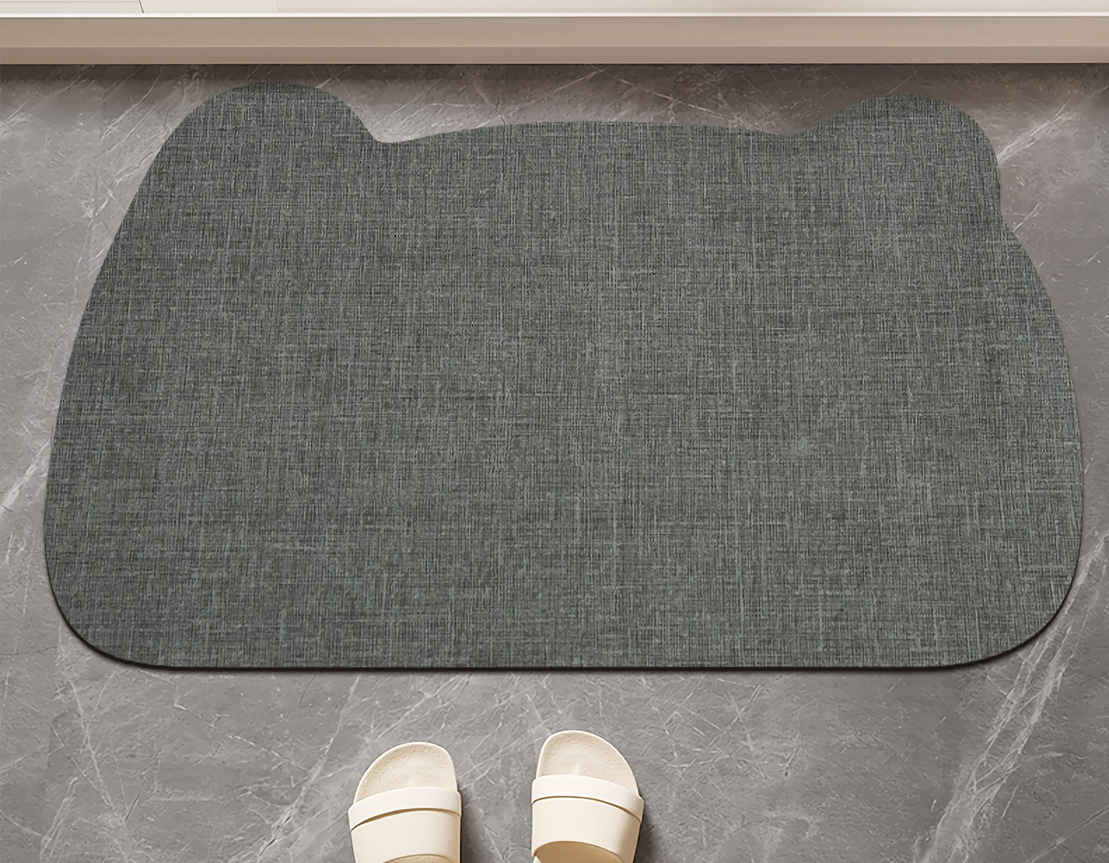 Hokku Designs Decontamination Diatomaceous Earth Absorbent Bathroom Mat ...
