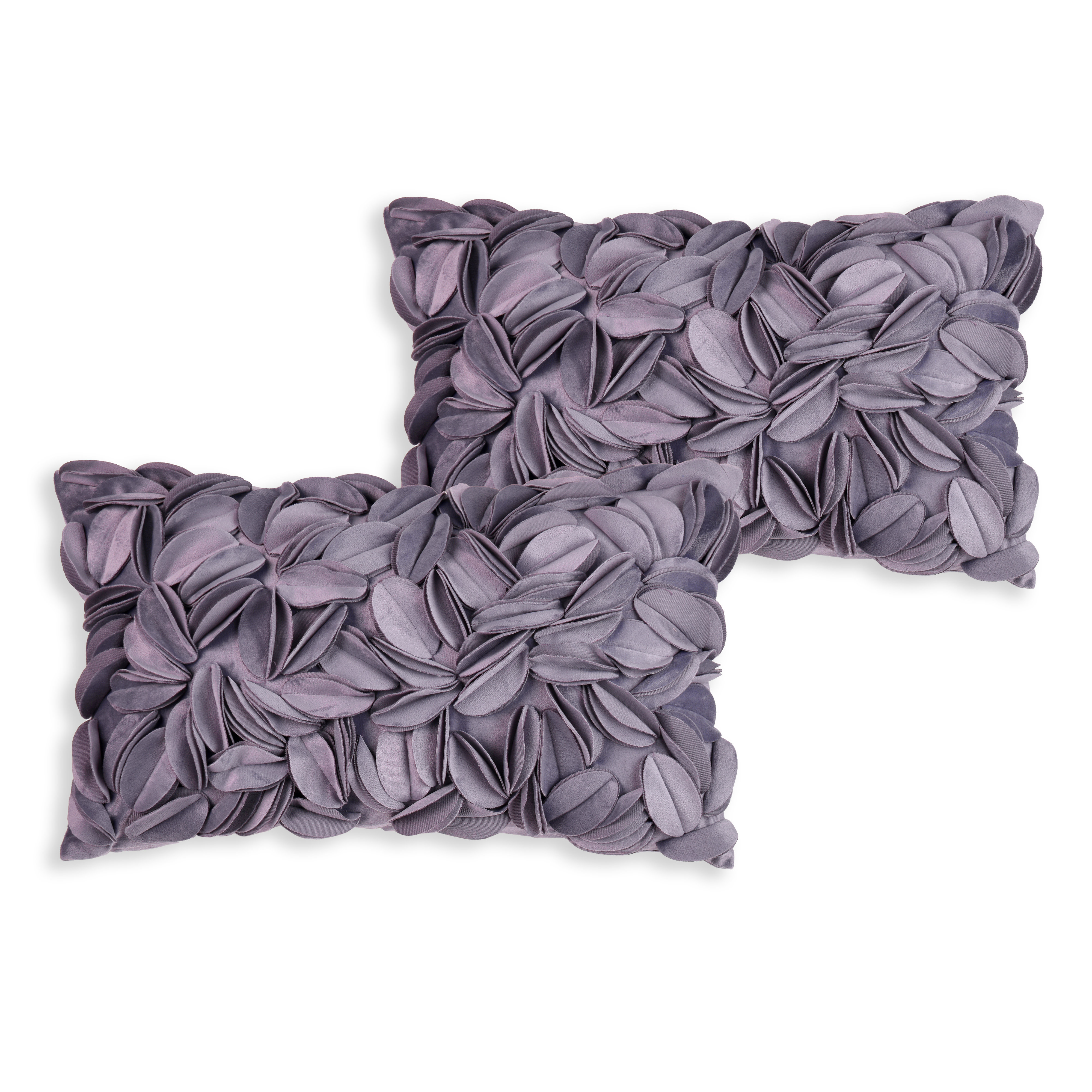 Homechoice International Group 3D Floral Decorative Velvet Polyester ...
