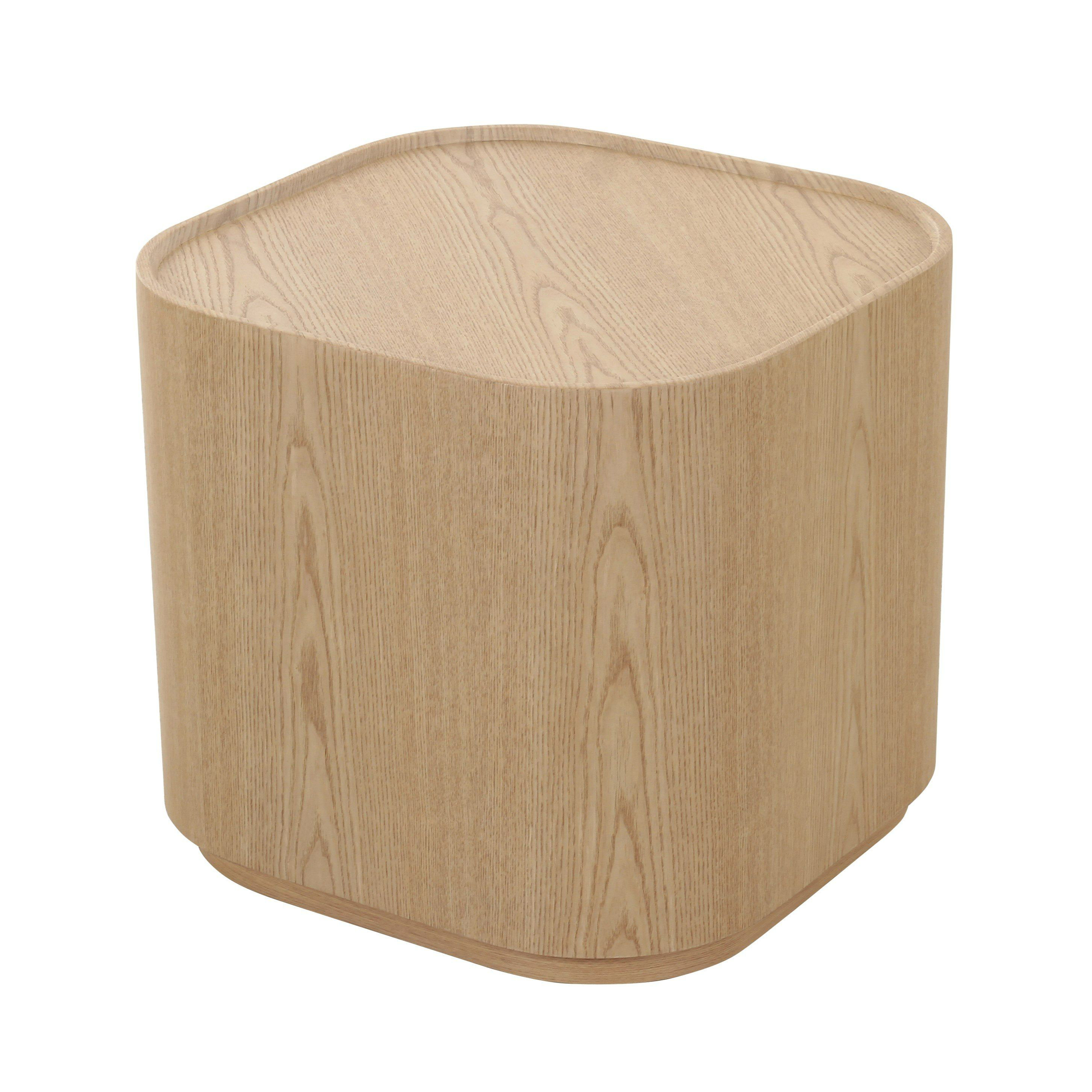 Millwood Pines Gerrold - Modern Natural Ash Square End Table | Wayfair