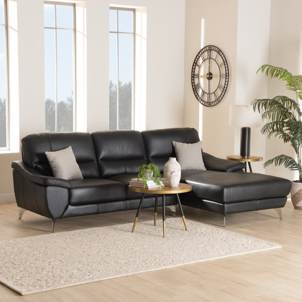 Brayden Studio® Hayzlee 2 - Piece Upholstered Sectional | Wayfair