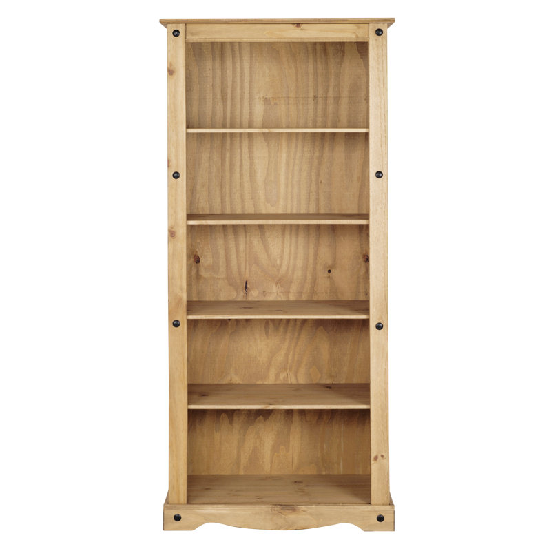 Alpen Home Natisha Bookcase Solid Wood 5 Shelf | Wayfair.co.uk