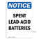 SignMission Spent Lead-Acid Batteries Sign | Wayfair