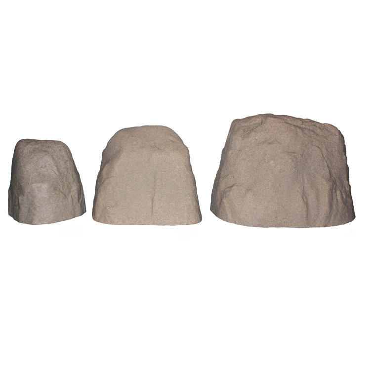 Loon Peak® Jana Weather Resistant Plastic Abstract Faux Rock | Wayfair