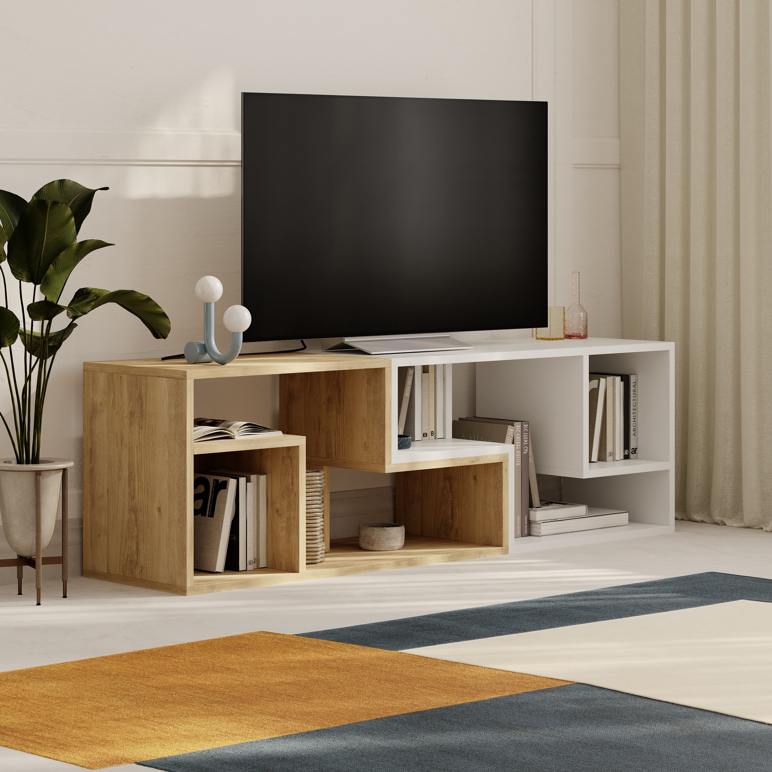 Modern corner tv unit store