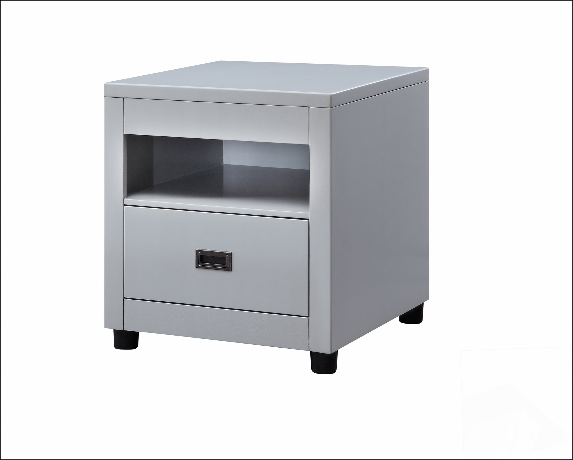 Latitude Run® Eleanor Dove Finish End Table Modern End Table Solutions ...