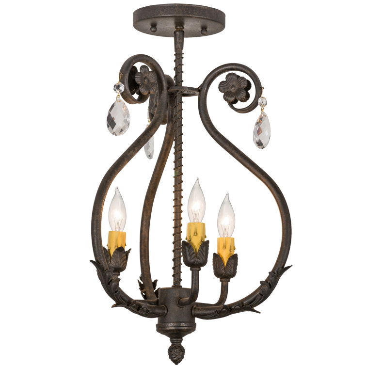 Meyda Lighting Antonia 3 - Light Chestnut Unique/Statement Pendant ...