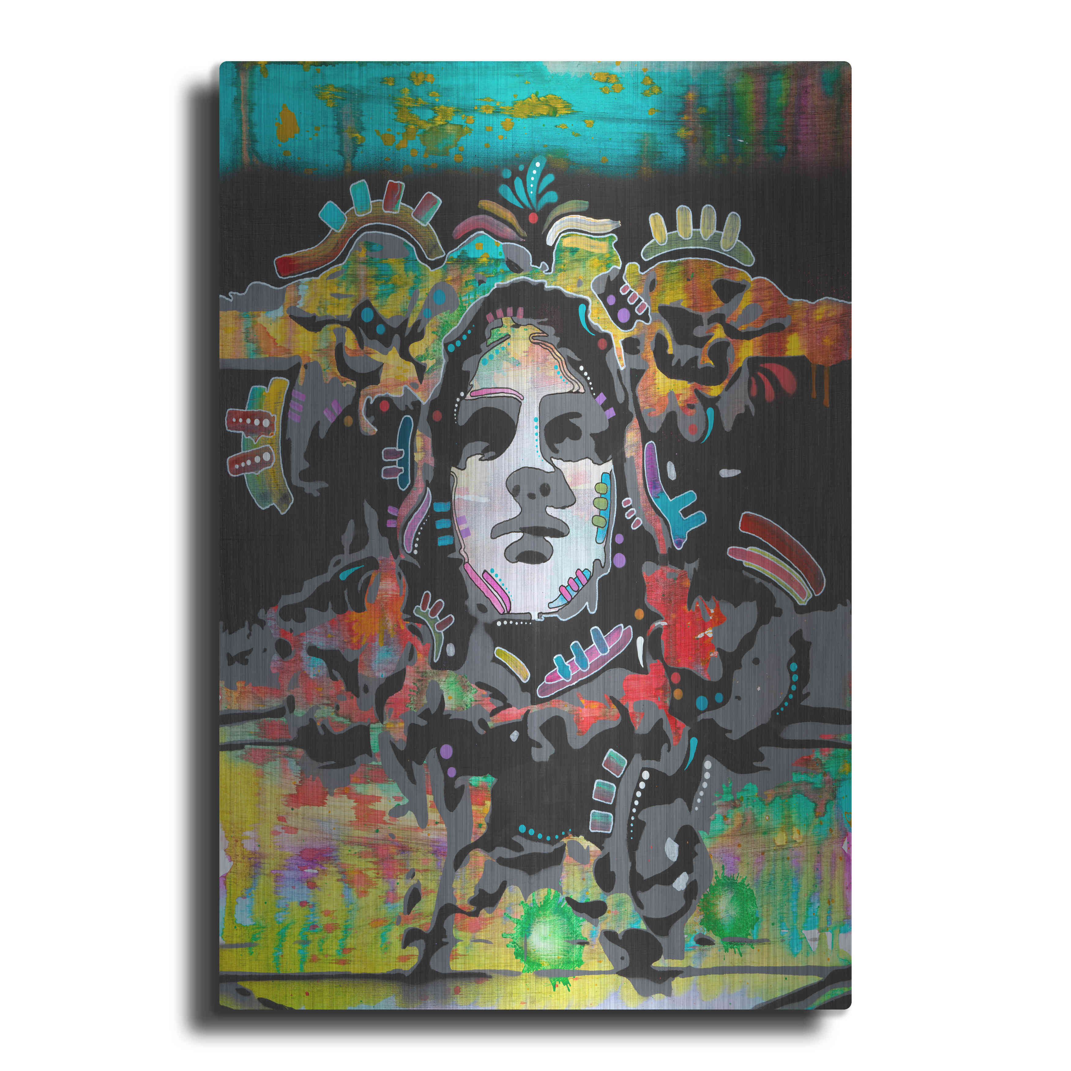 Bungalow Rose Psyche by Dean Russo - Unframed Graphic Art on Metal ...