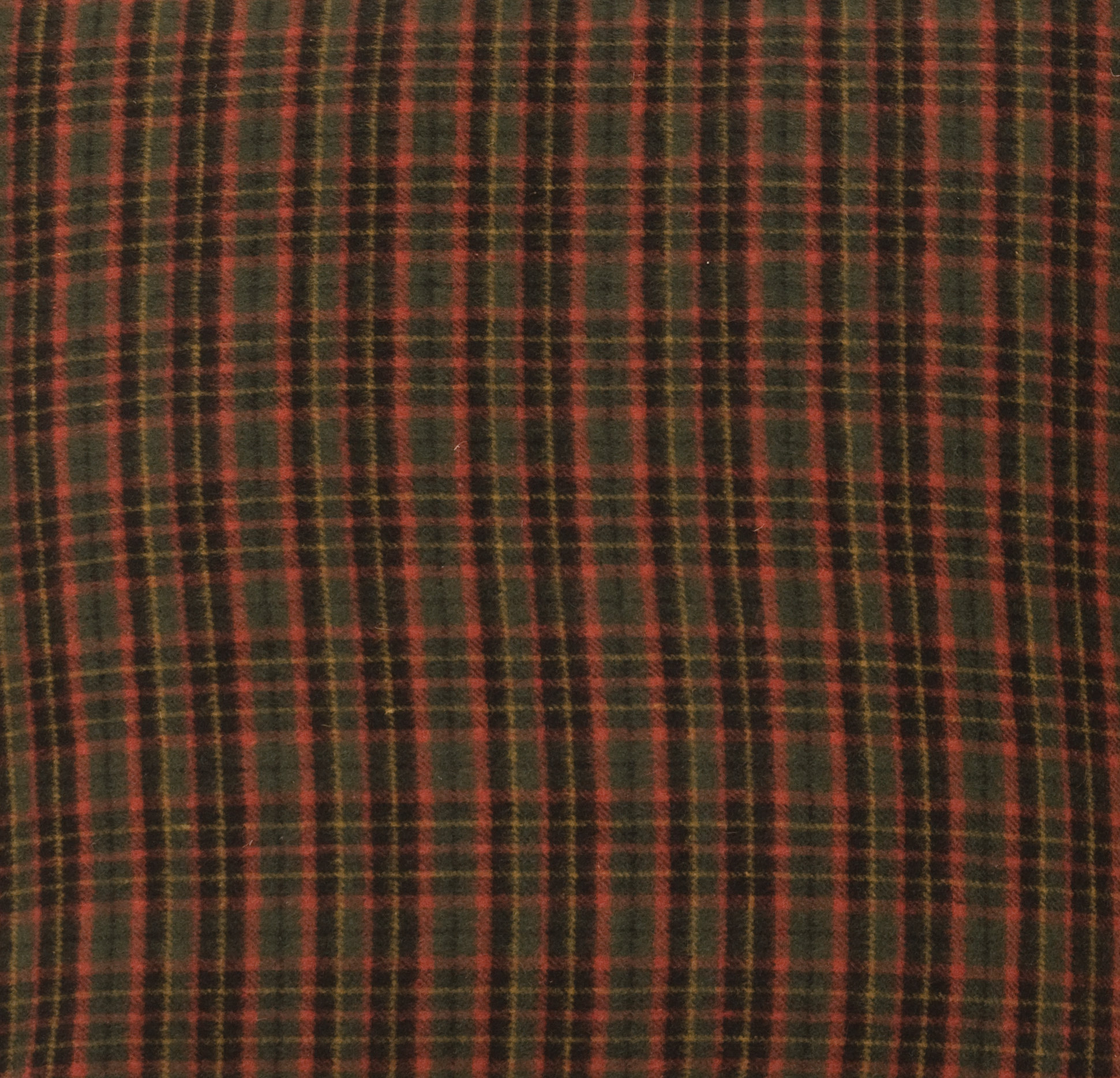 Wooded River Plaid 4 Washable Wool Fabric | Wayfair