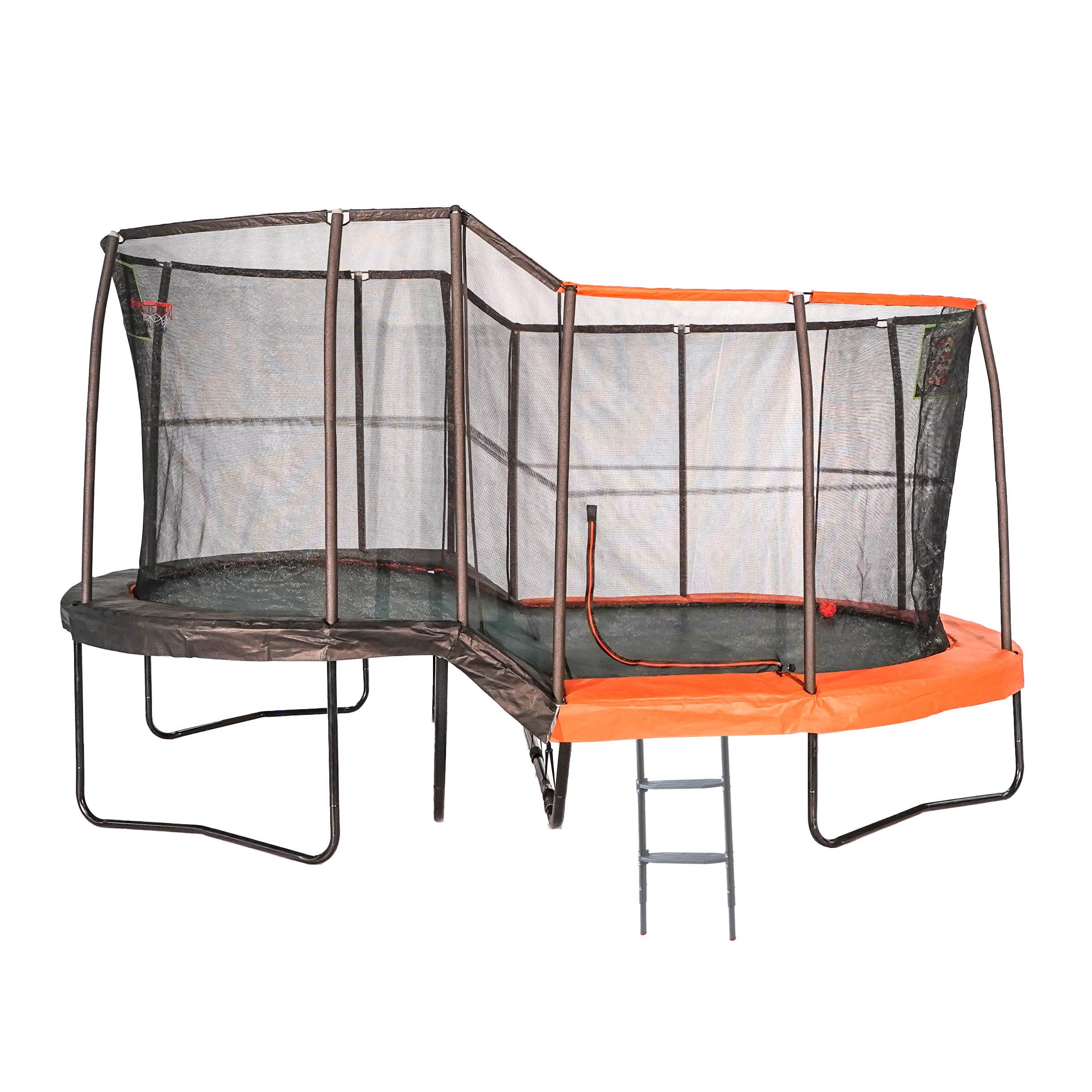 JumpKing 10'x17' Multi-Level Oval Trampoline - Outdoor/Indoor ...