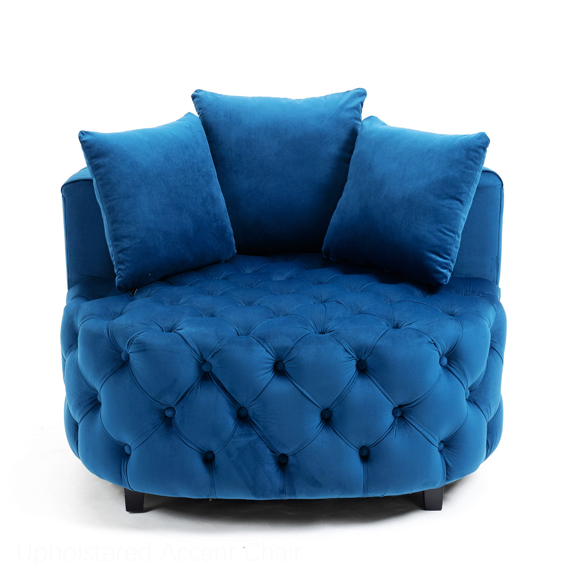 Red Barrel Studio® Ruven Velvet Barrel Chair | Wayfair