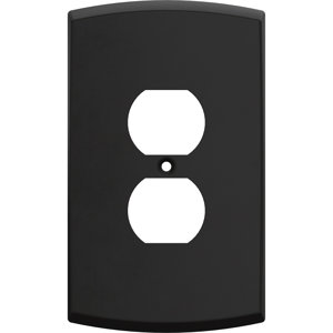 Franklin Brass Soft Arch 1-Gang Oversized Duplex/Outlet Cover Wall ...