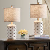 Dakota Fields Crepeau Iron Drum 2 Piece End Table & Reviews | Wayfair