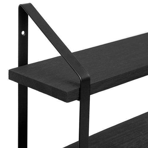 17 Stories Pyala Solid Wood Wall Bathroom Shelves | Wayfair