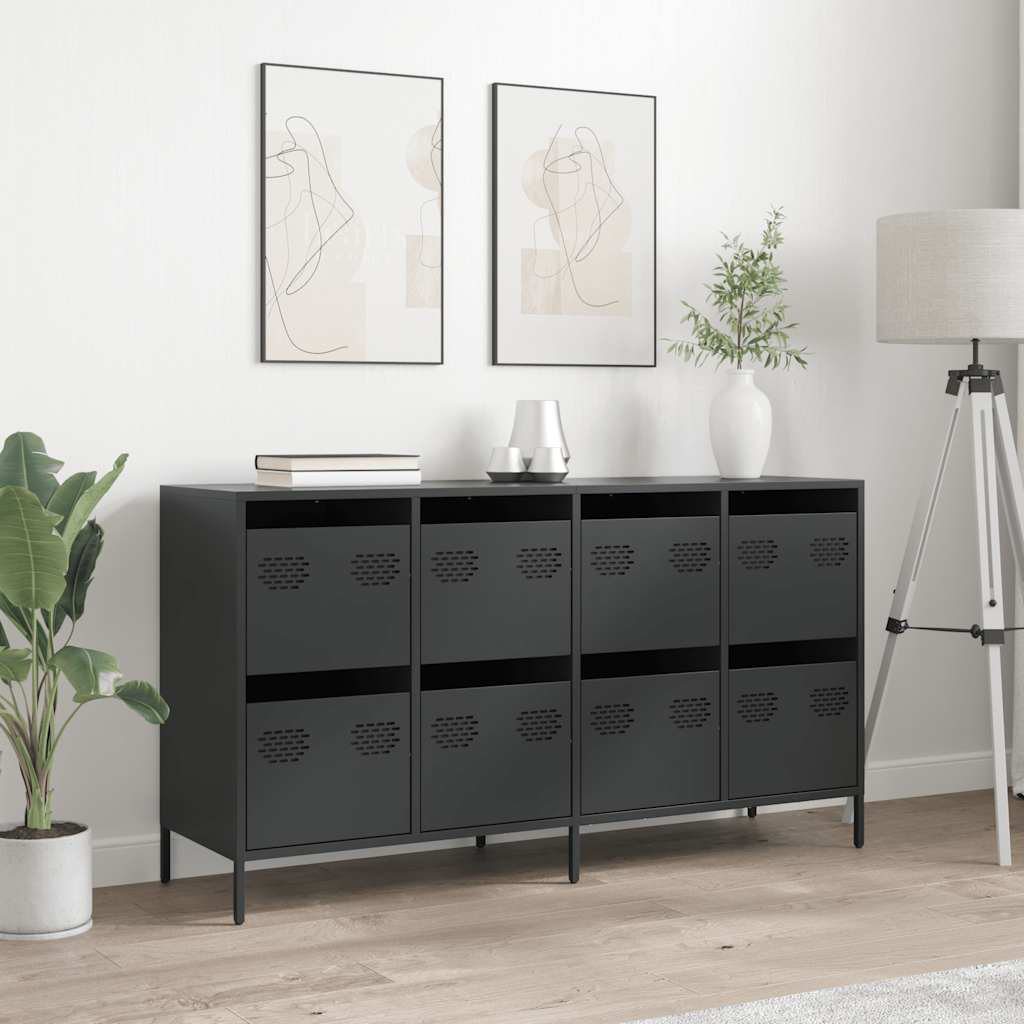 Metro Lane Sideboard Mustard Yellow 135X39x73.5 Cm Cold-Rolled Steel ...