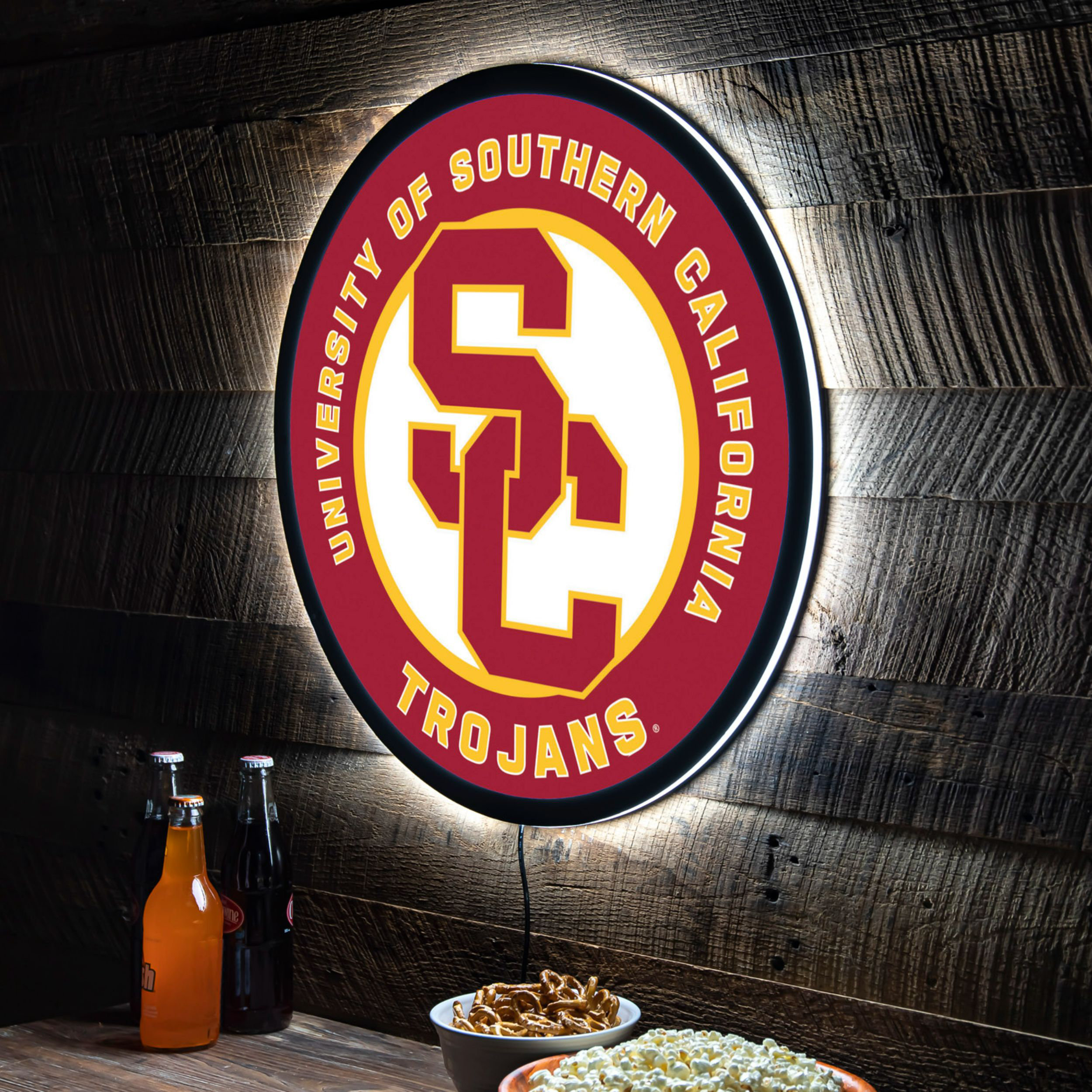 Evergreen Enterprises, Inc NCAA LED Round Lighted Wall Sign | Wayfair