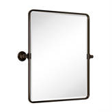 Red Barrel Studio® Woodvale Metal Rectangle Wall Mirror & Reviews | Wayfair