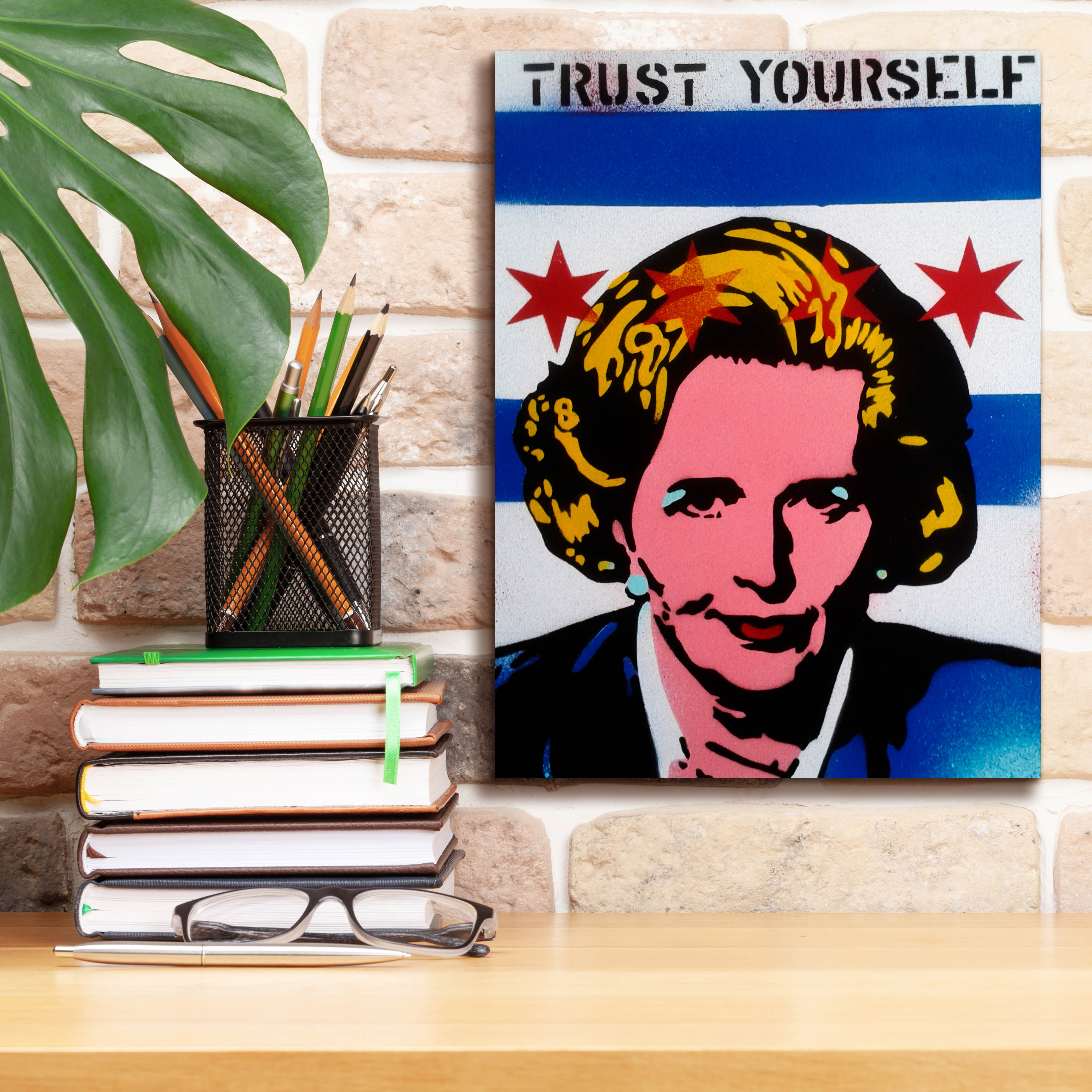 Winston Porter Trust Yourself' by Abstract Graffiti Canvas Wall Art ...