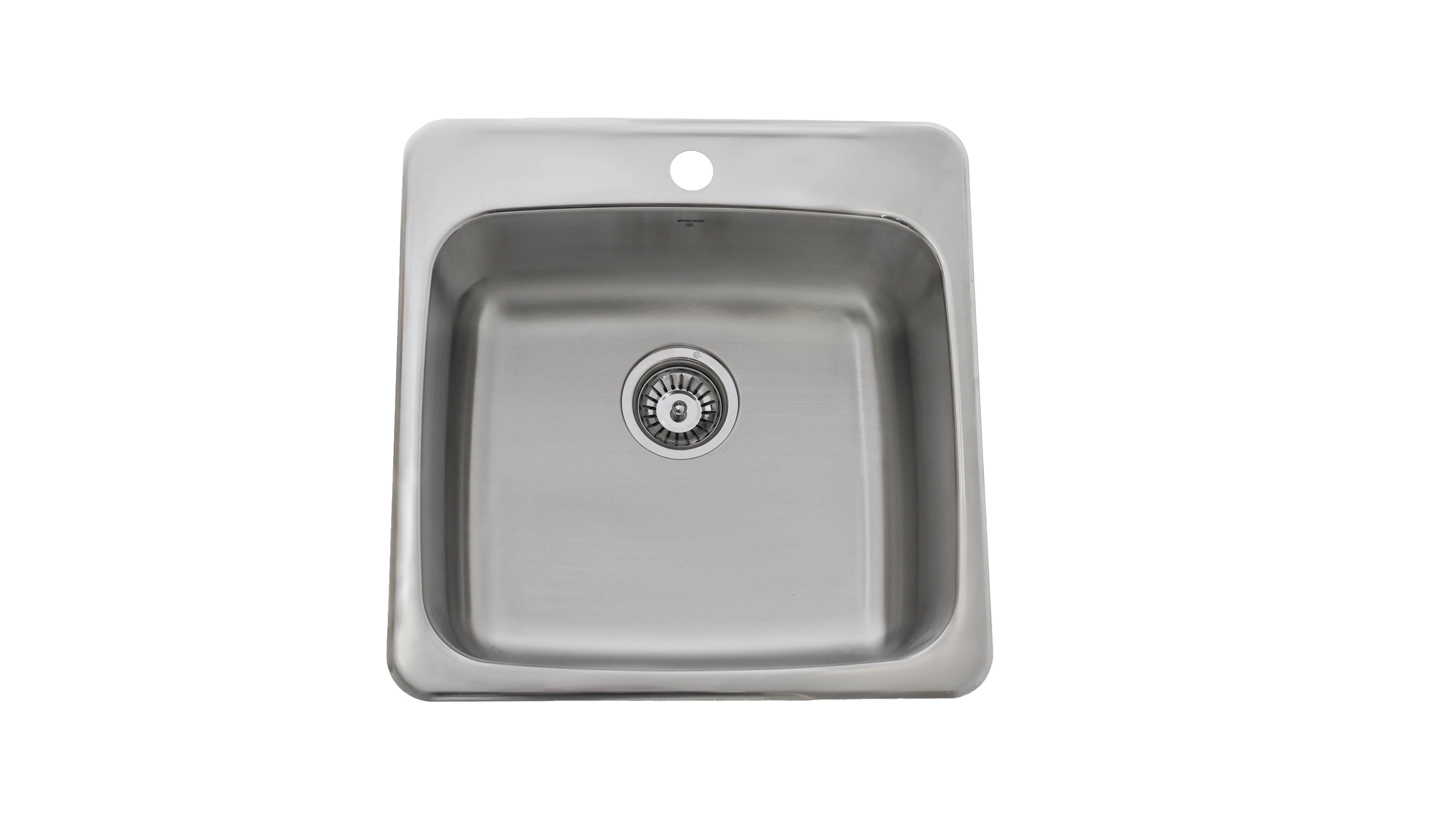 ONEX® Drop-in Single Bowl 20" X 20" Stainless Steel Sink - Wayfair Canada