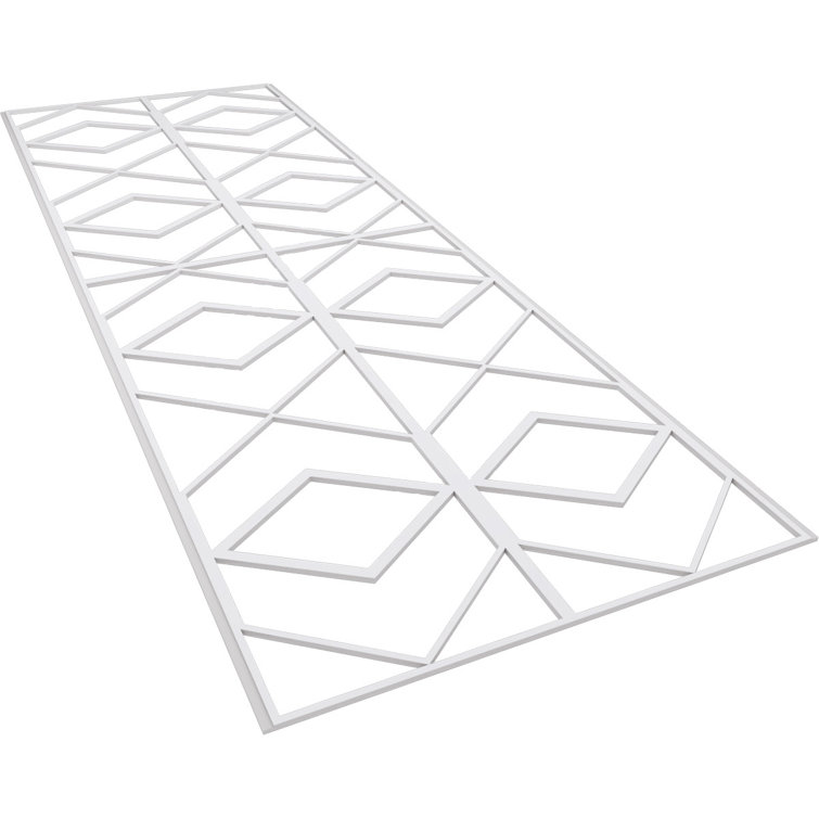 PCI Enterprises 32.25'' H x 94.5'' W x 0.375'' D Expanded Cellular PVC ...