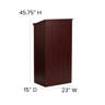 Flash Furniture Collette Stand-Up Wood Lectern & Reviews | Wayfair
