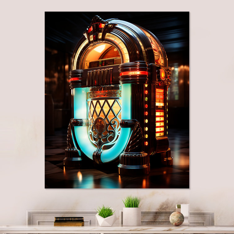 Latitude Run® Cubist Jukebox Harmonies 2 - Jukeboxes Metal Wall Art ...