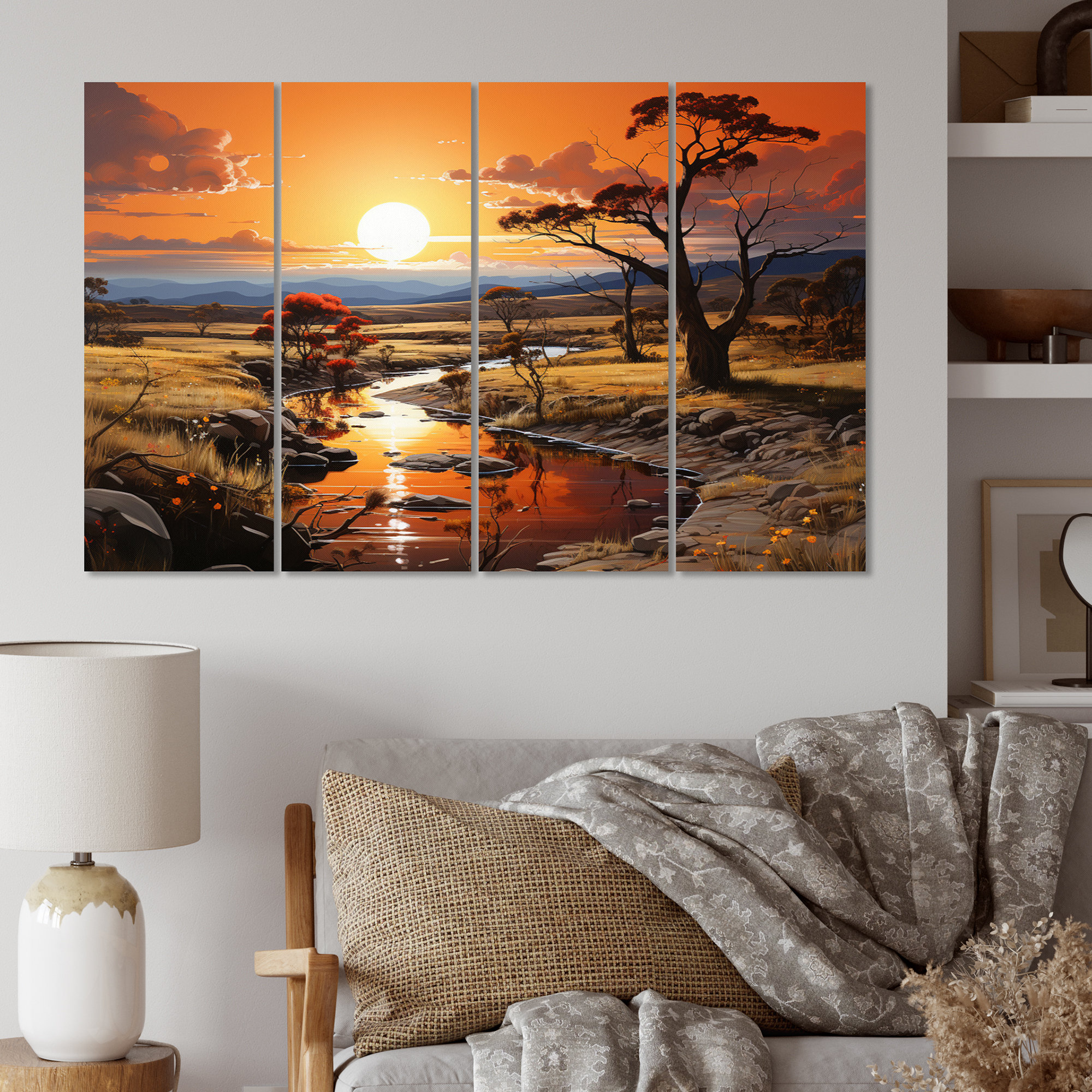 Design Art Australia Outback Wonder I - Landscapes Metal Wall Decor Set ...