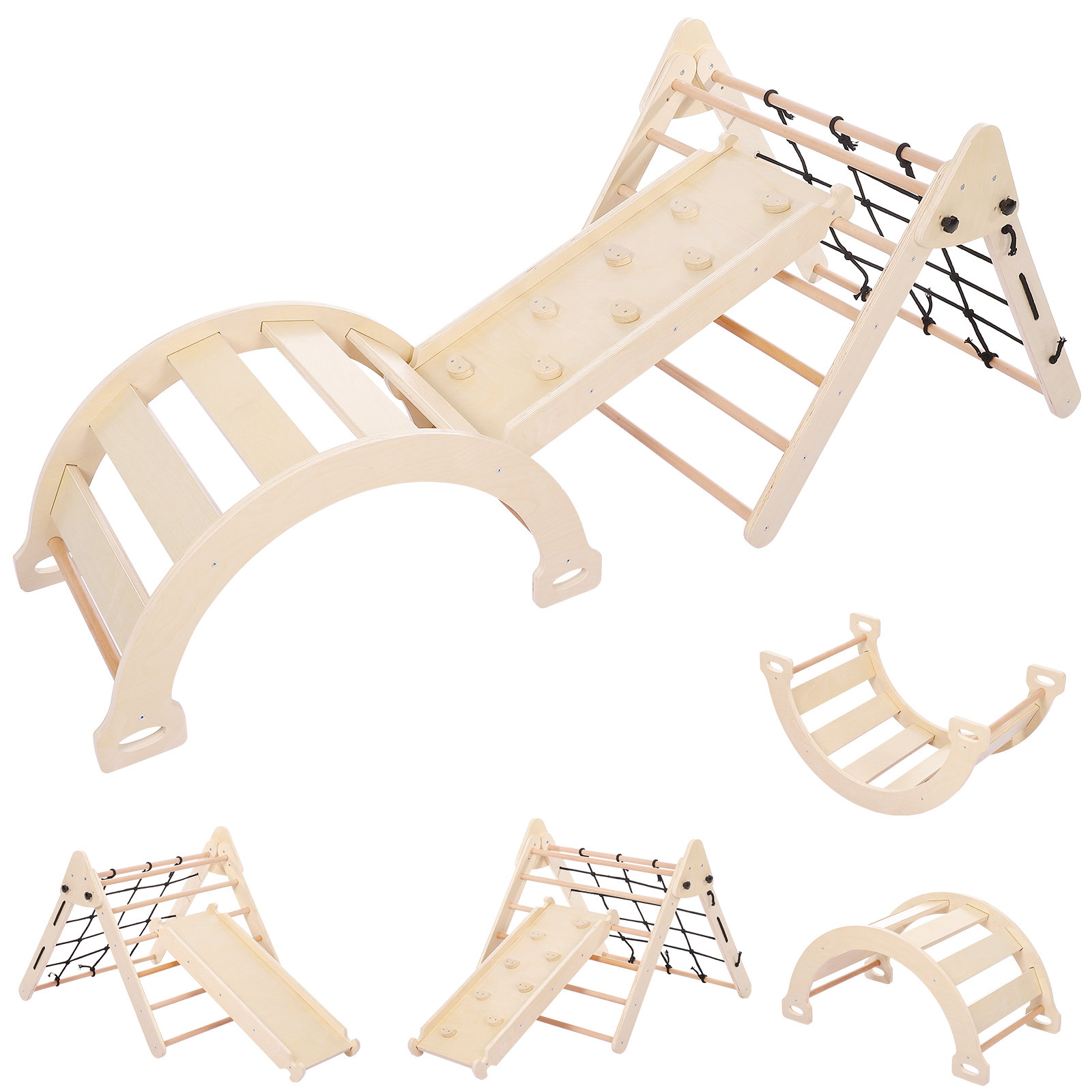 gaomon Wood Climber, Fun And Safe Wood Climbing Structure For Kids ...