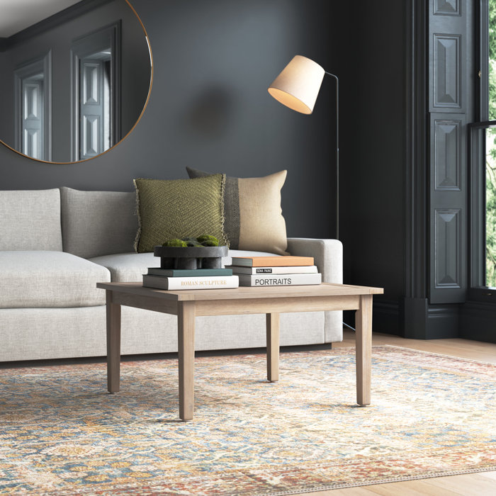 Joss & Main Amina Solid Wood Square Coffee Table & Reviews | Wayfair