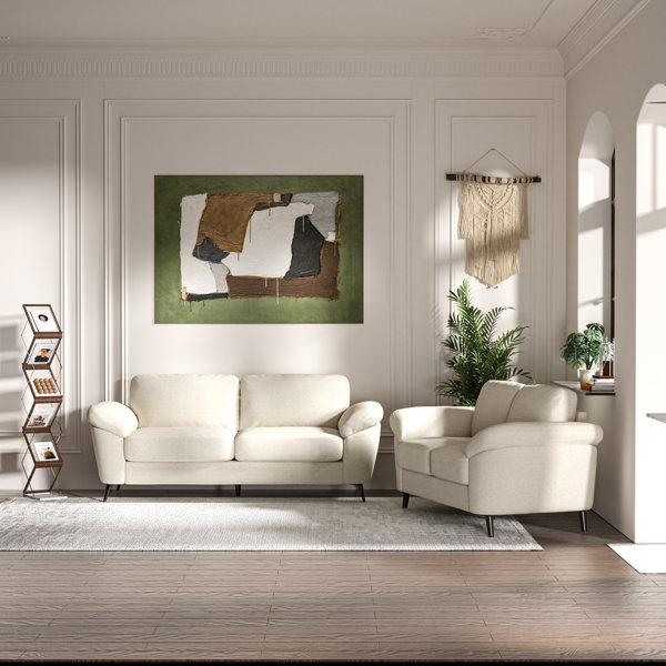 George Oliver Kaelara 3+ 2 Sofa Set - Light Grey | Wayfair