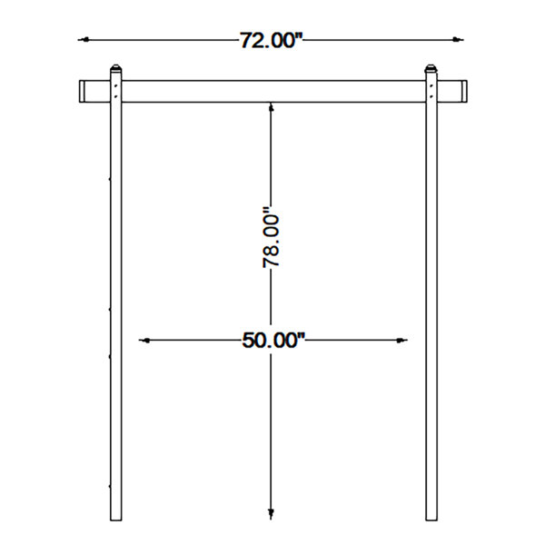 Dura-Trel Inc. 72'' W x 28'' D Vinyl Arbor & Reviews | Wayfair