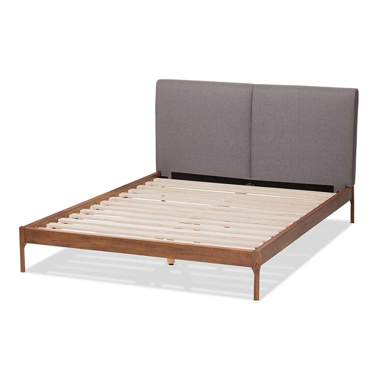 Beachcrest Home Kiera Upholstered Low Profile Platform Bed & Reviews ...