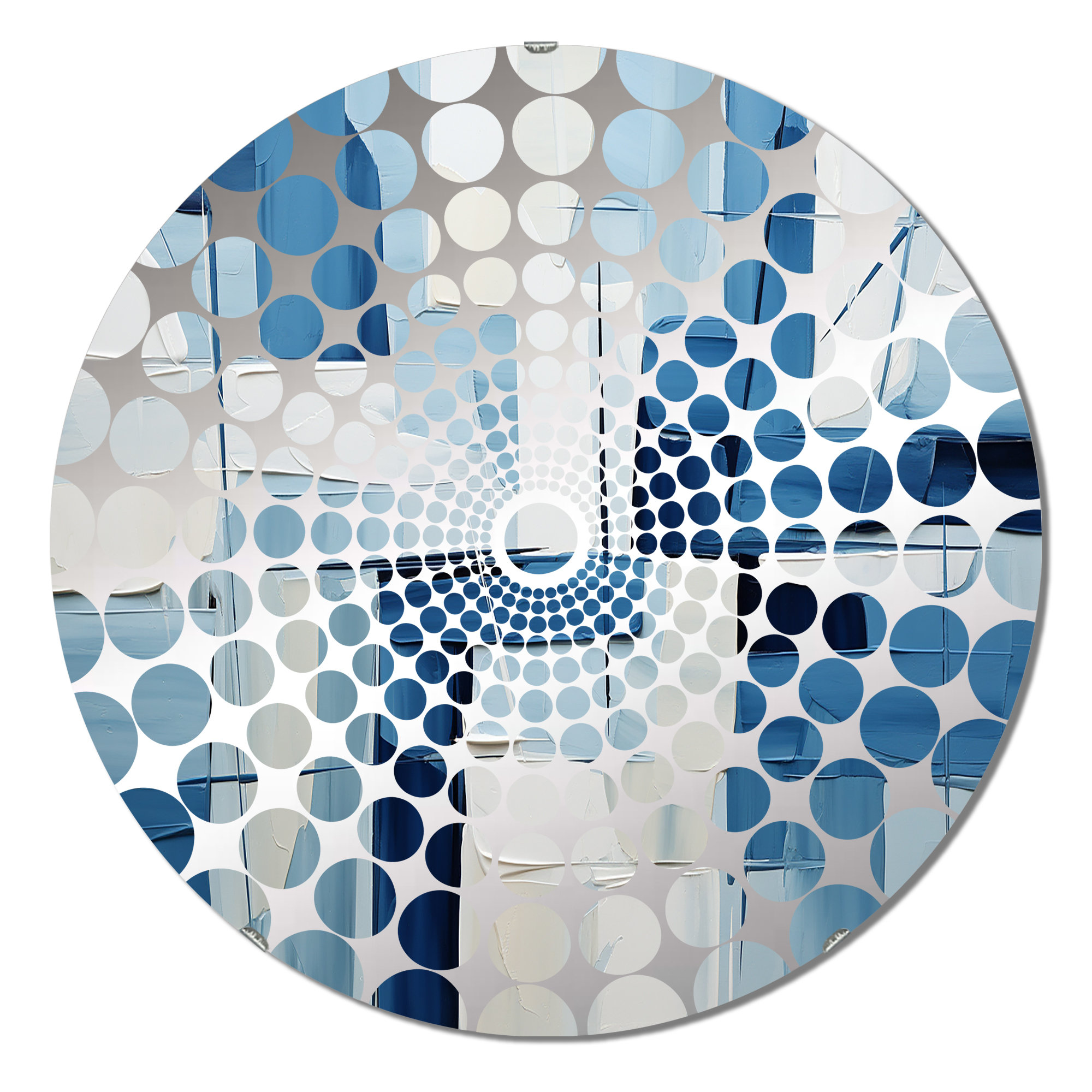 East Urban Home Camillie - Concentric Circles Decorative Mirror | Wayfair