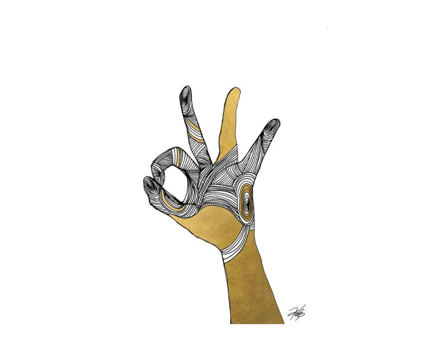 Chelsea Art Studio Kelli Ellis Sign Language II On Canvas by Kelli ...