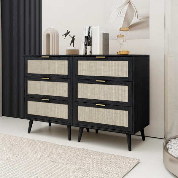 Bay Isle Home™ Amekia 3 - Drawer Nightstand "& Reviews" | Wayfair