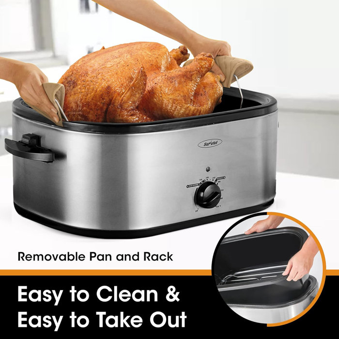 Sunvivi Multi Roaster Oven With Self-basting Lid & Reviews | Wayfair
