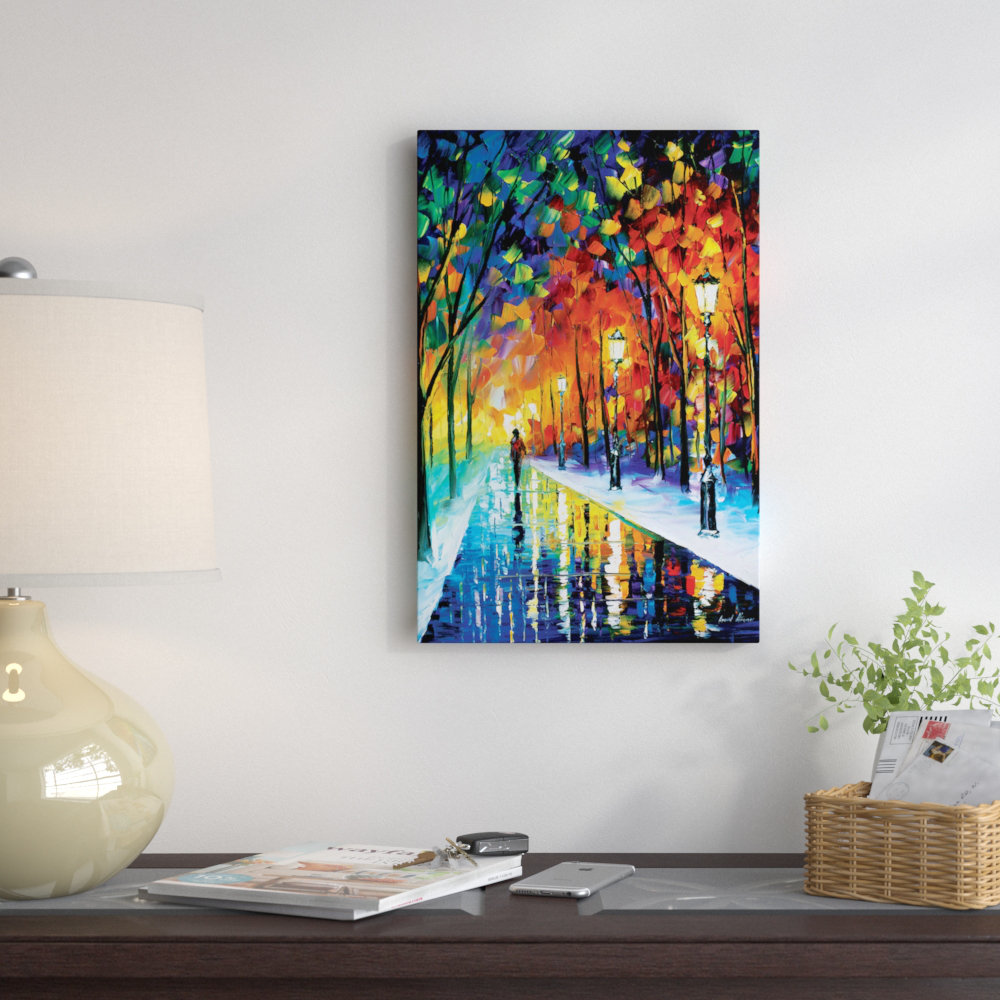 Winston Porter 'Frozen Path' Painting Print on Wrapped Canvas & Reviews ...