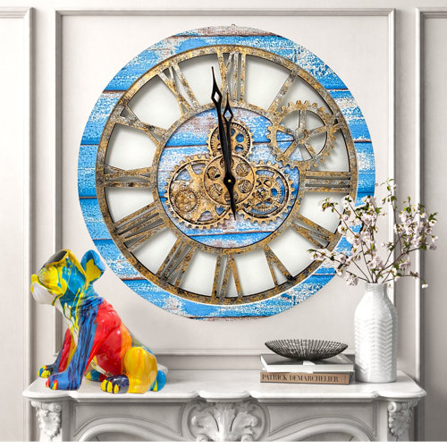 Wayfair | Blue Wall Clocks You'll Love in 2023