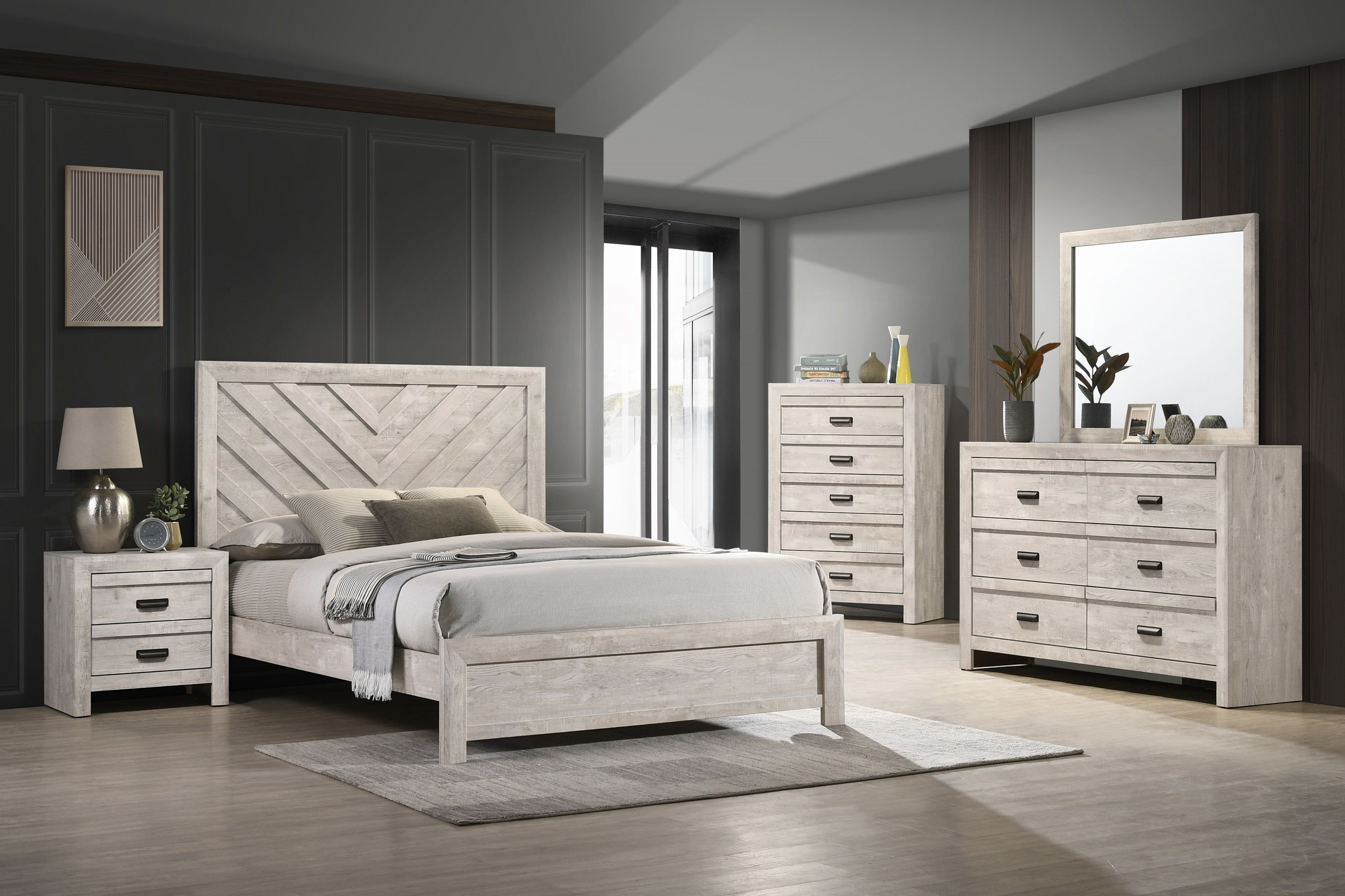 Red Barrel Studio® Rodick 6-1_Panel Bedroom Set | Wayfair