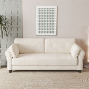 Red Barrel Studio® Elarna 79'' Velvet Sofa & Reviews | Wayfair