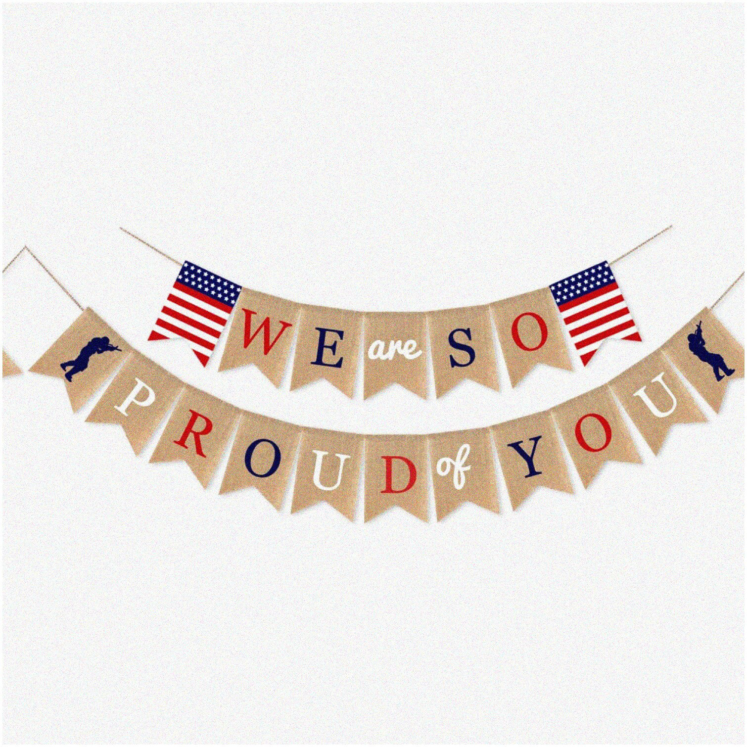 BRBCA Cotton Candy Bunting Banner Triangle Flags | Wayfair
