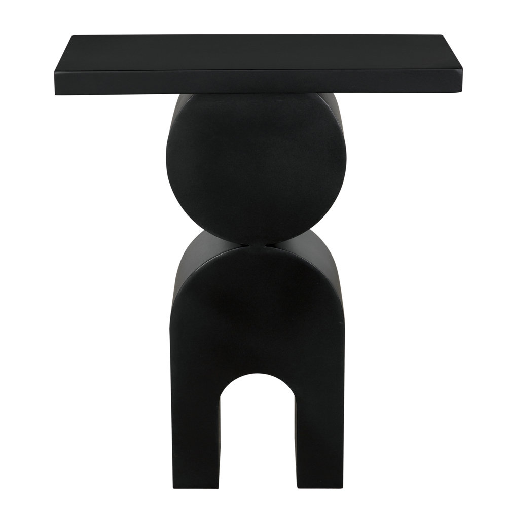 Noir Symbol Side Table | Wayfair
