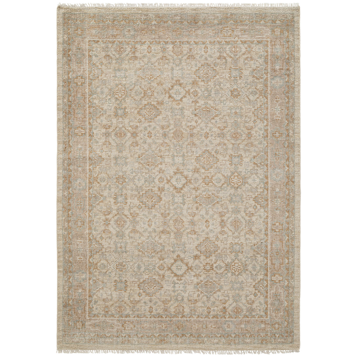 Bungalow Rose Hand Knotted Wool Nordic Rug & Reviews | Wayfair