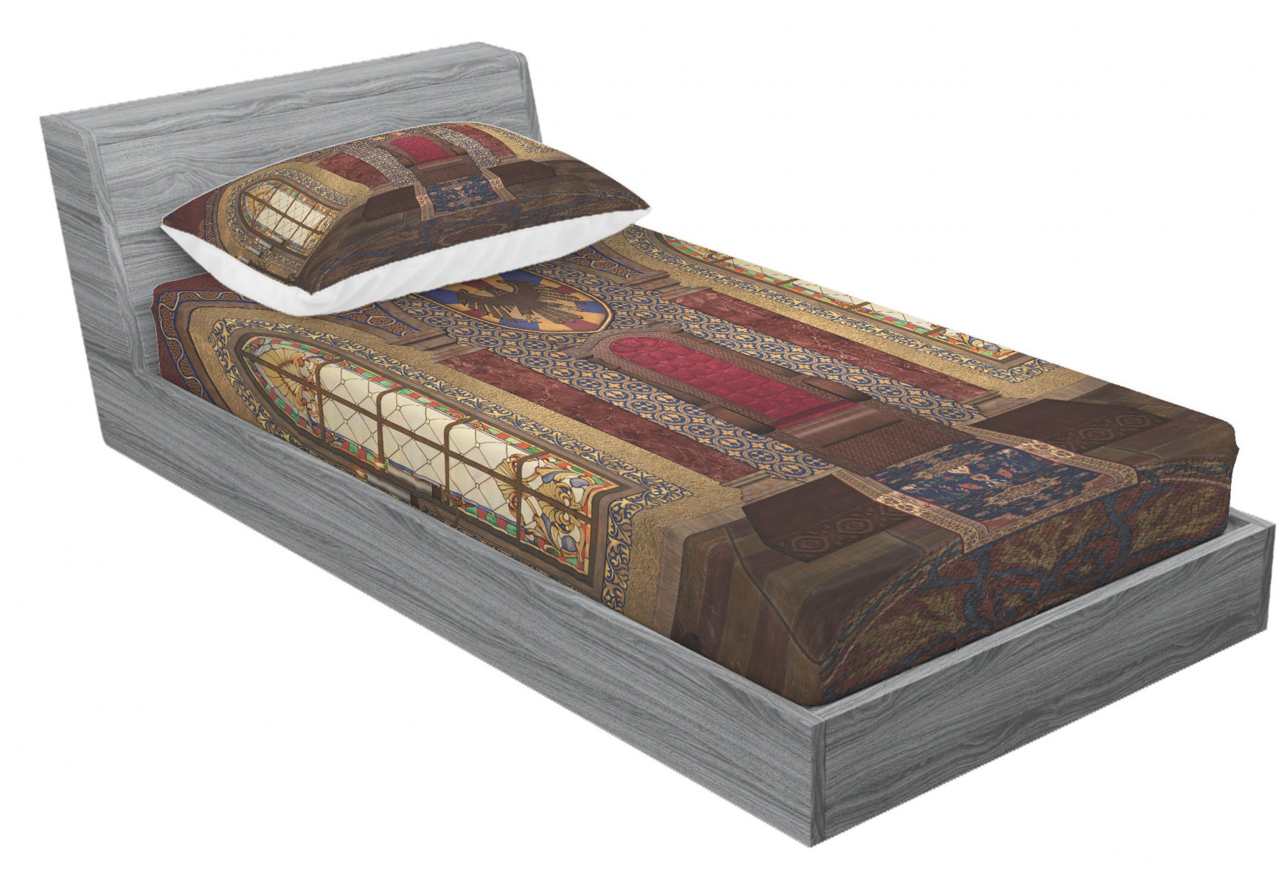 Ambesonne Aside Gothic Sheet Set | Wayfair