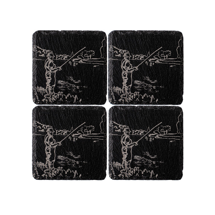Fairmont Park Square 4 Piece Coaster Set | Wayfair.co.uk