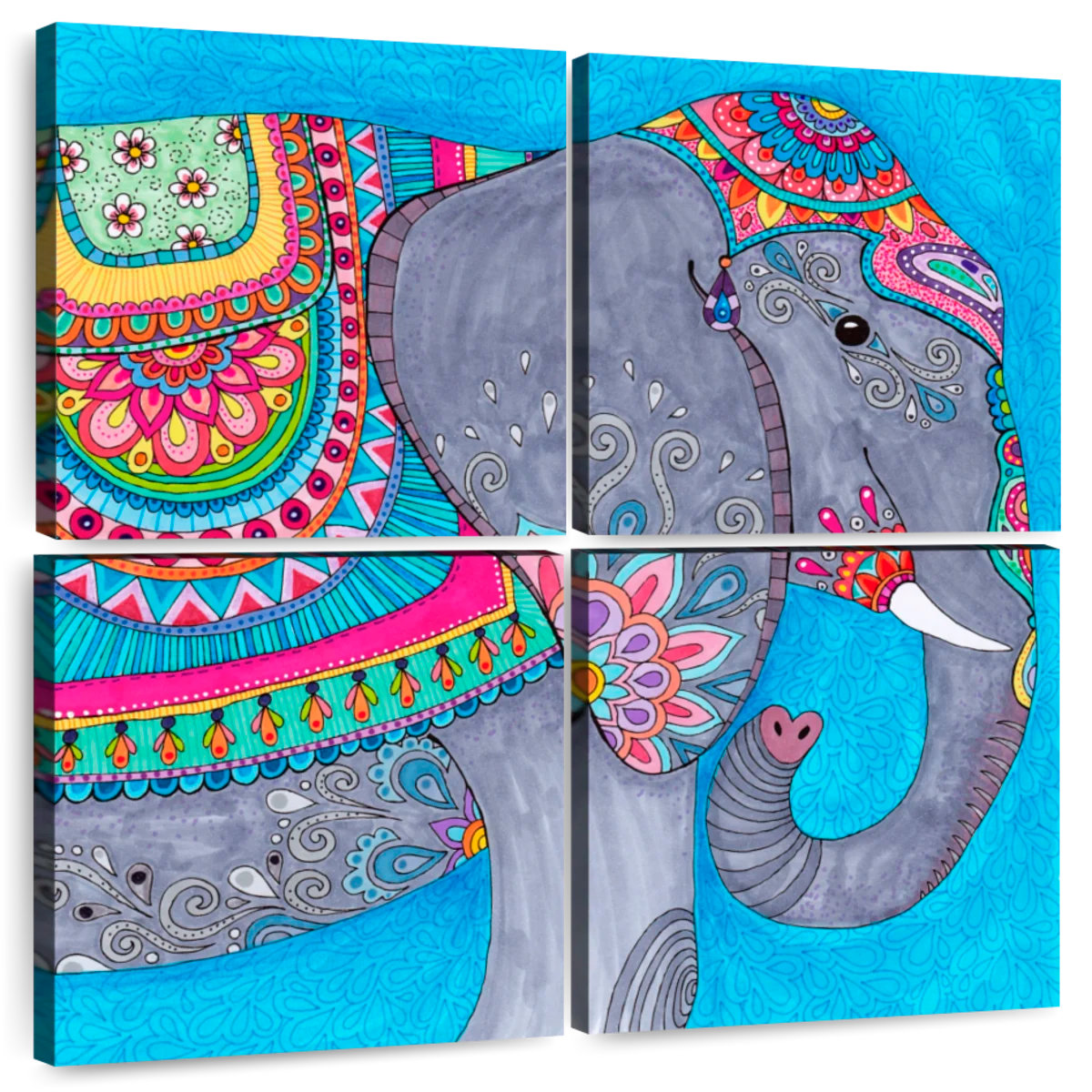 Ebern Designs Brampt Jungle Safari Color III | Wayfair