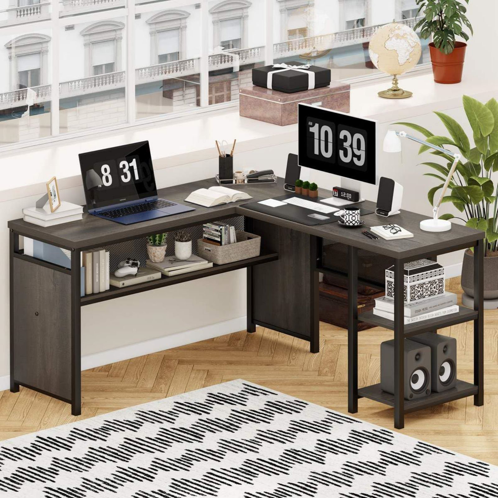 17 Stories Ayeden L-Shaped Desk | Wayfair