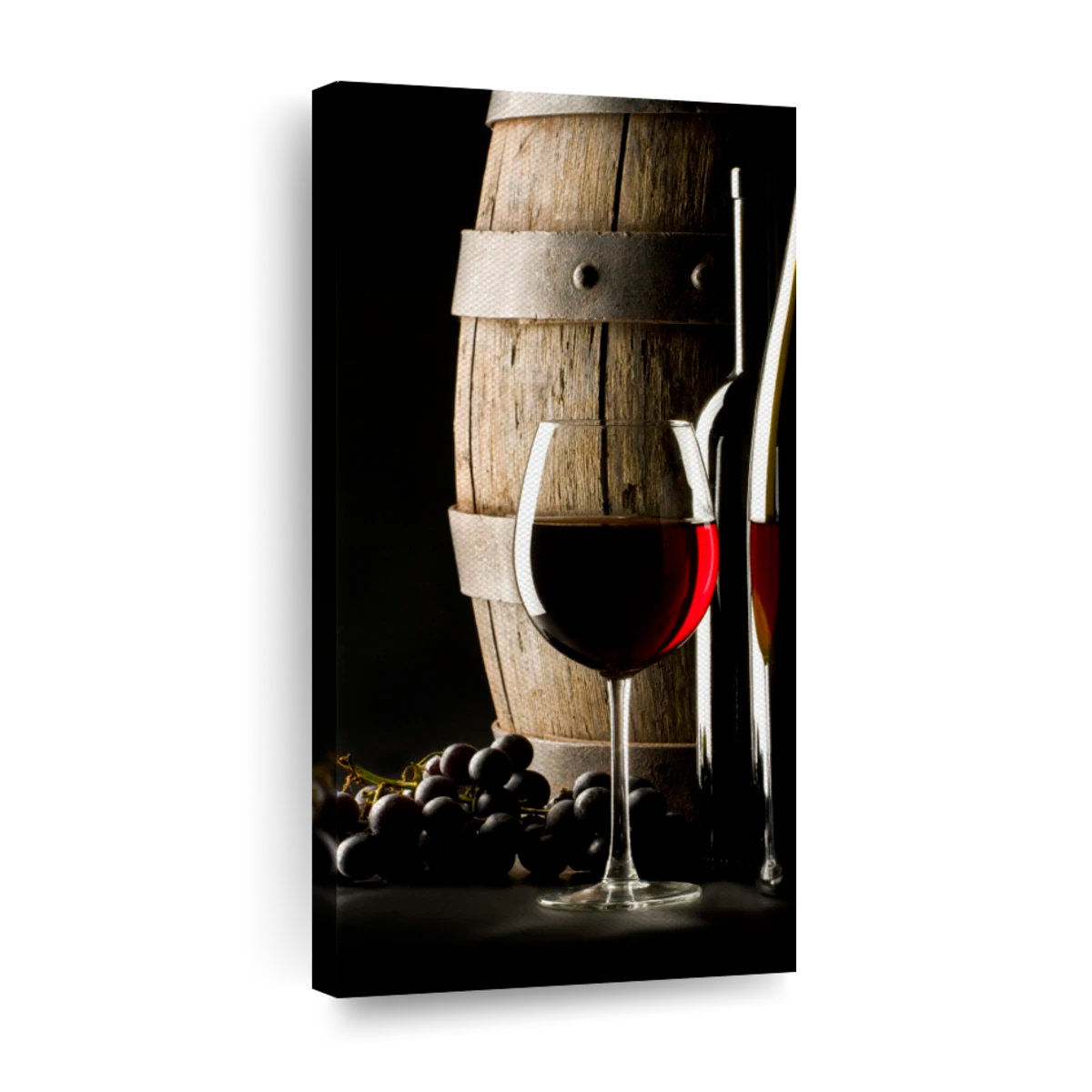 Ebern Designs Cabernet Wine Canvas Print | Wayfair